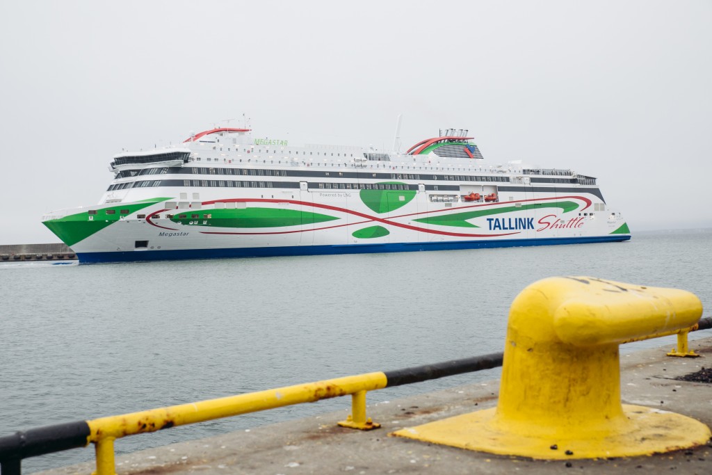 Tallink's new LNG fastferry, Megastar sets sail